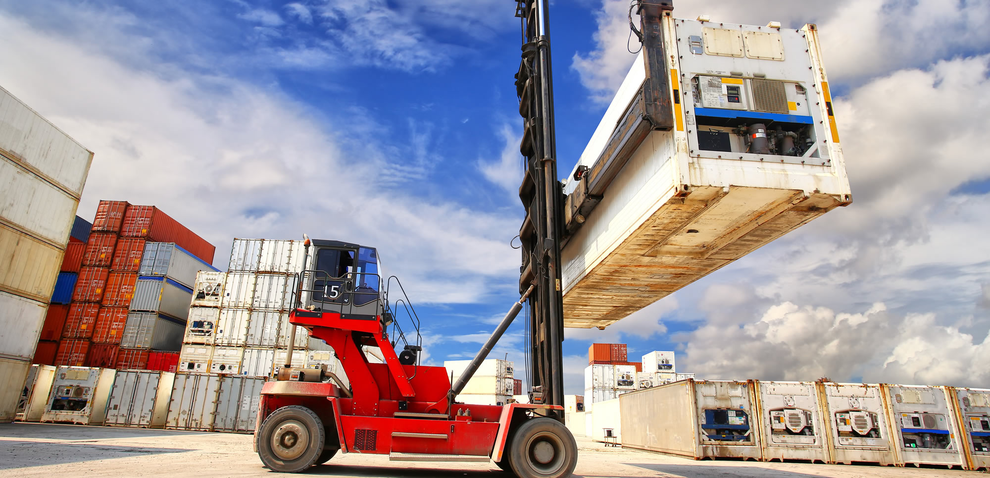 reachstackers container handlers forklifts ro-ro tractors port handling ...